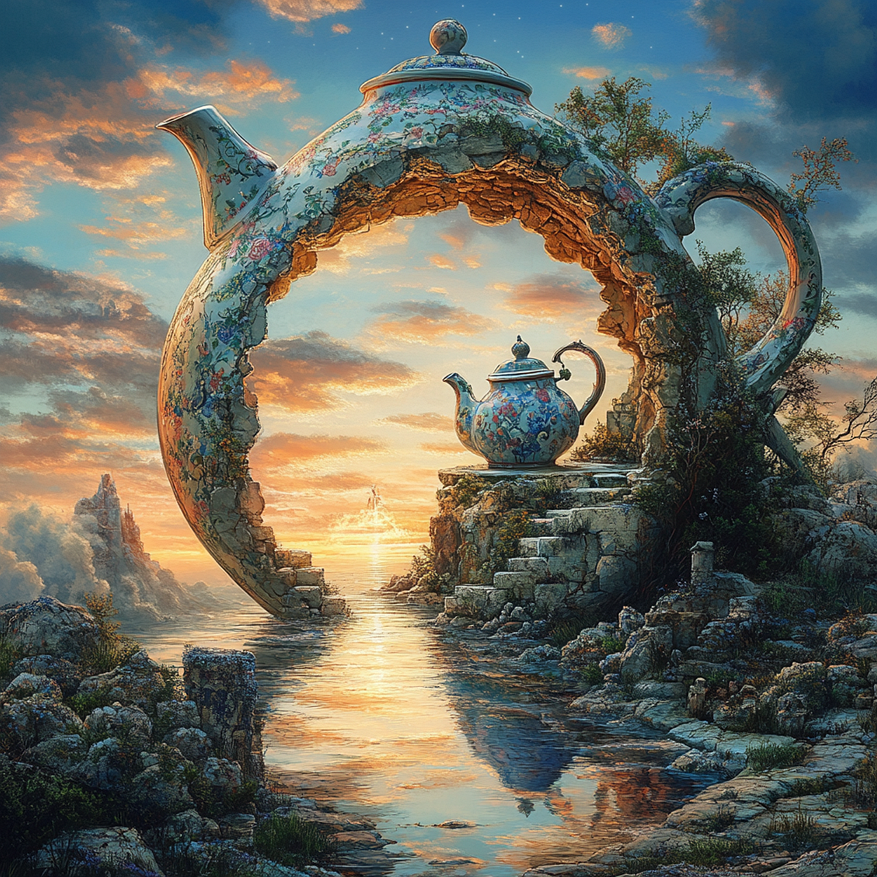 Download Teapot, Tea, Portal. Royalty-Free Stock Illustration Image ...