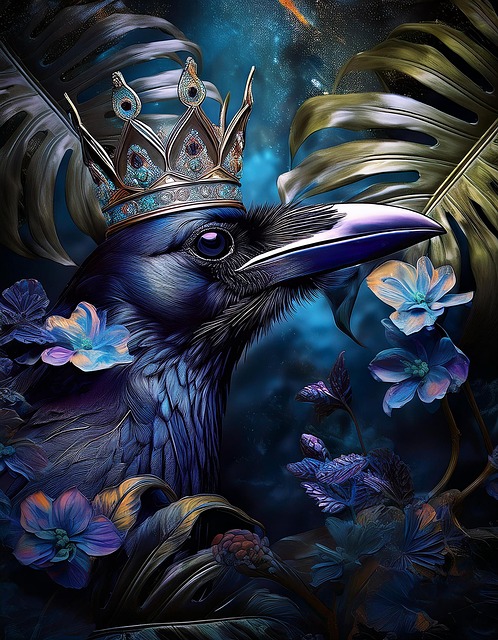 Download Ai Generated, Crow, Bird. Royalty-Free Stock Illustration ...