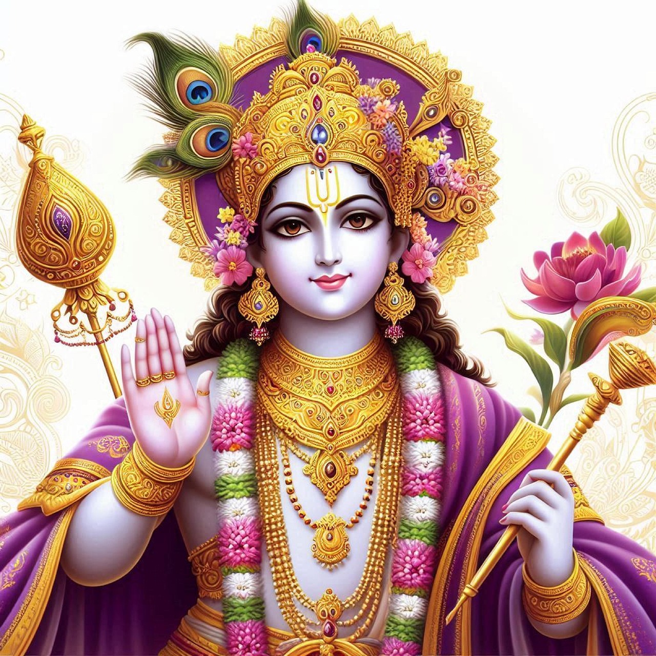 Download God, Krishna, With. Royalty-Free Stock Illustration Image - Pixabay