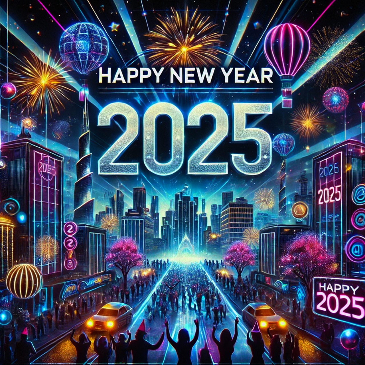 Download Happy New Year 2025, Happy New Year, 2025 Year. Royalty-Free Stock Illustration Image ...