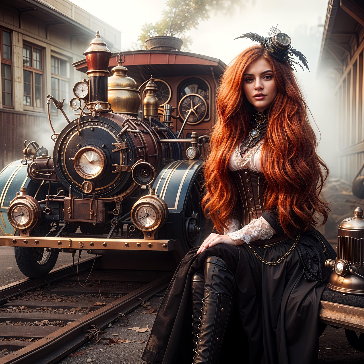 Download Steampunk, Retro, Fantasy. Royalty-Free Stock Illustration ...