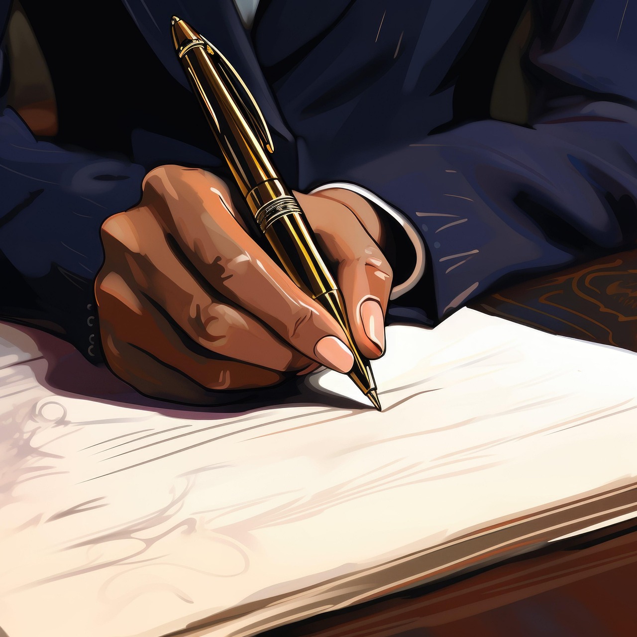 Download Signature, Contract, Document. Royalty-Free Stock Illustration ...