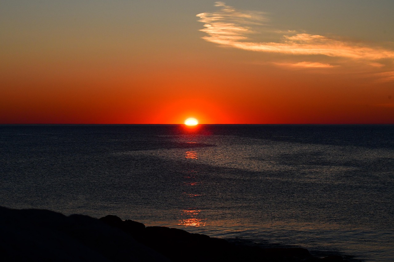 Sunset Over Water Ocean - Free photo on Pixabay