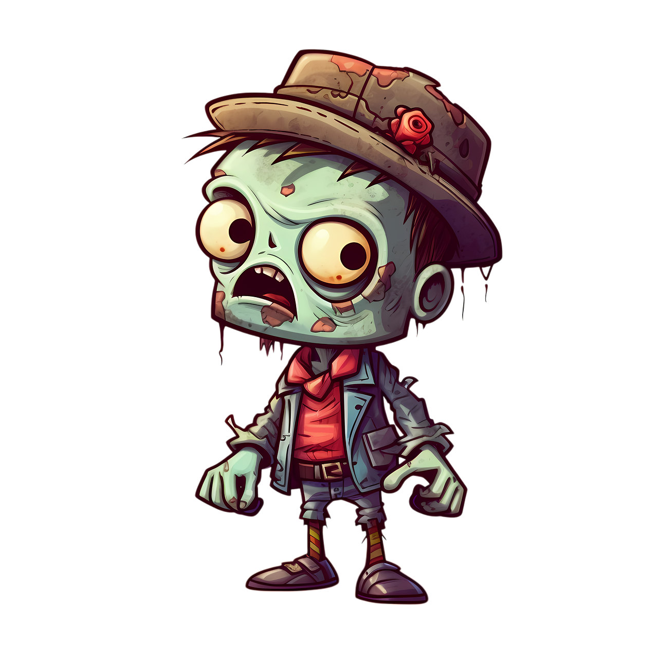 Download Zombie, Cartoon, Sticker. Royalty-Free Stock Illustration ...