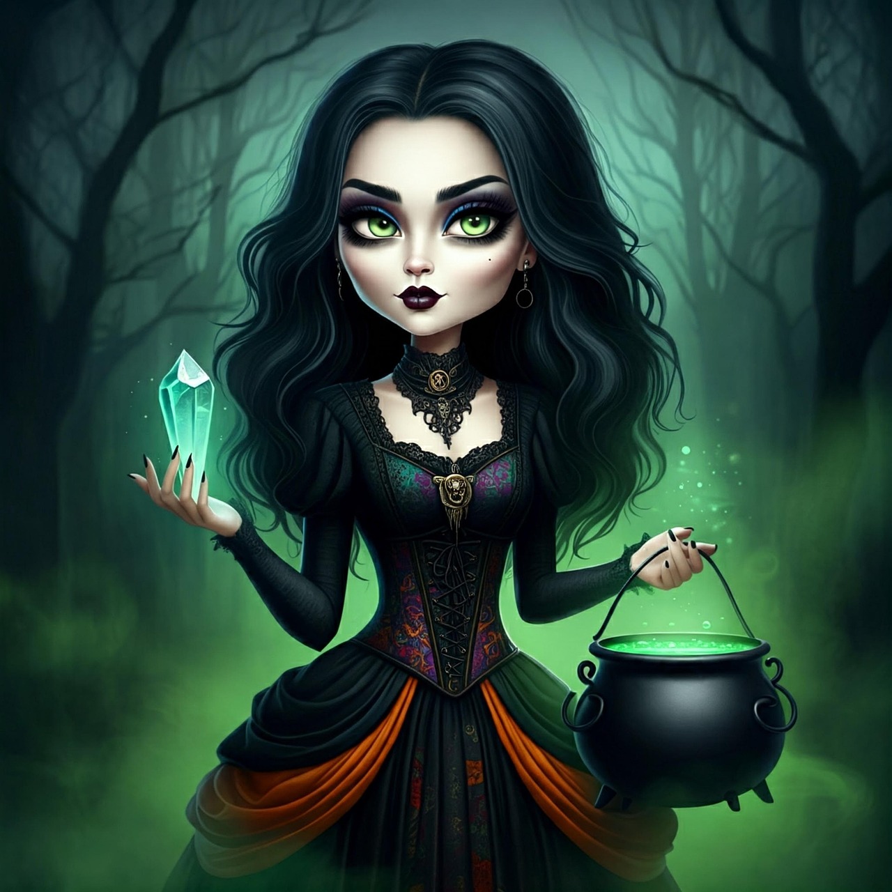 Download Witch, Halloween, Fantasy. Royalty-Free Stock Illustration ...