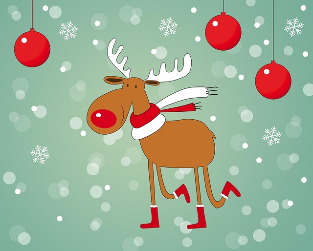 Rensdyr Rudolph Jul - Gratis billeder på Pixabay