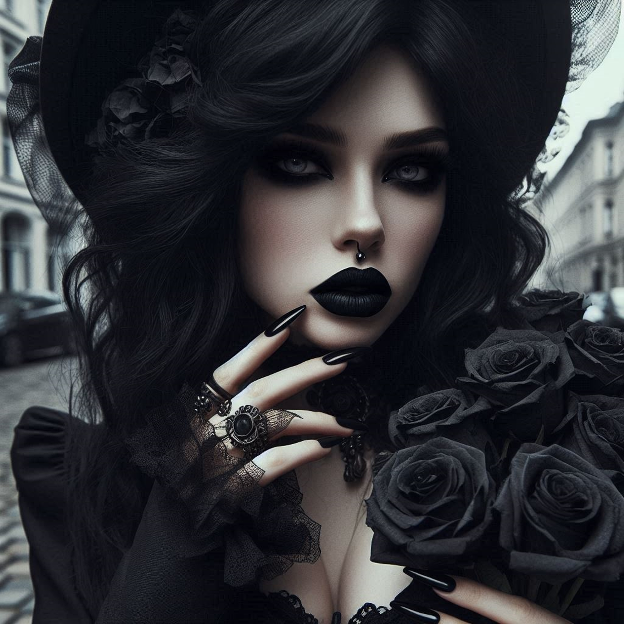 Download Goth, Gothic, Girl. Royalty-Free Stock Illustration Image - Pixabay