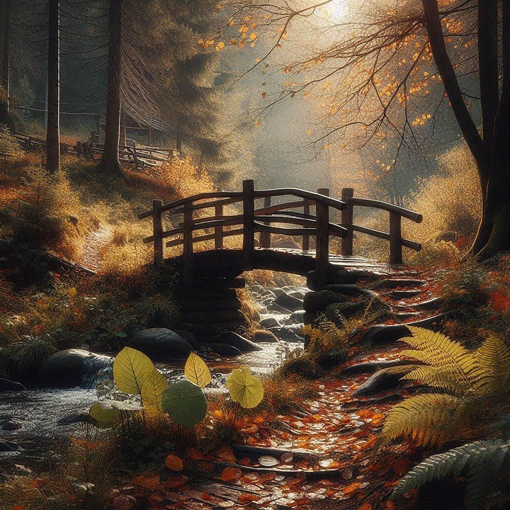 Download Bridge, Nature, River. Royalty-Free Stock Illustration Image ...