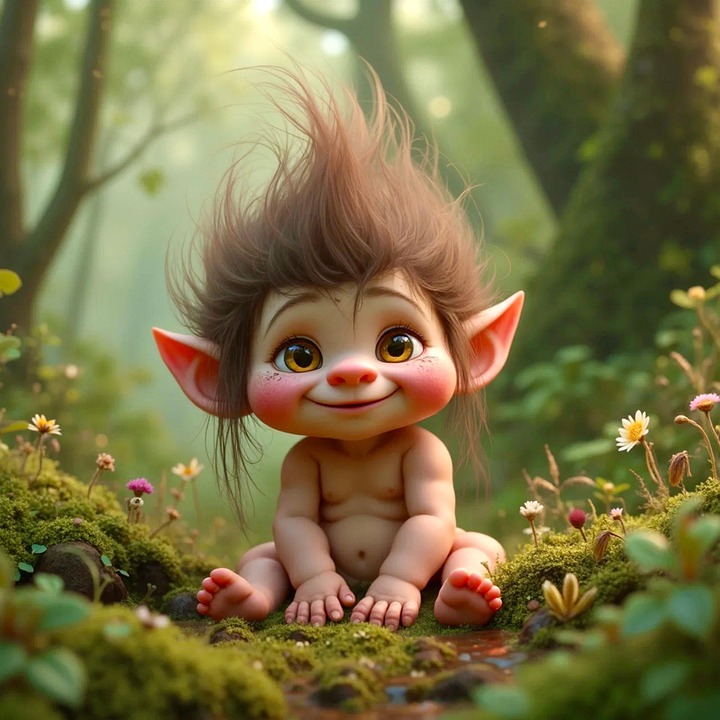 Download Ai Generated, Baby, Dwarf. Royalty-Free Stock Illustration ...