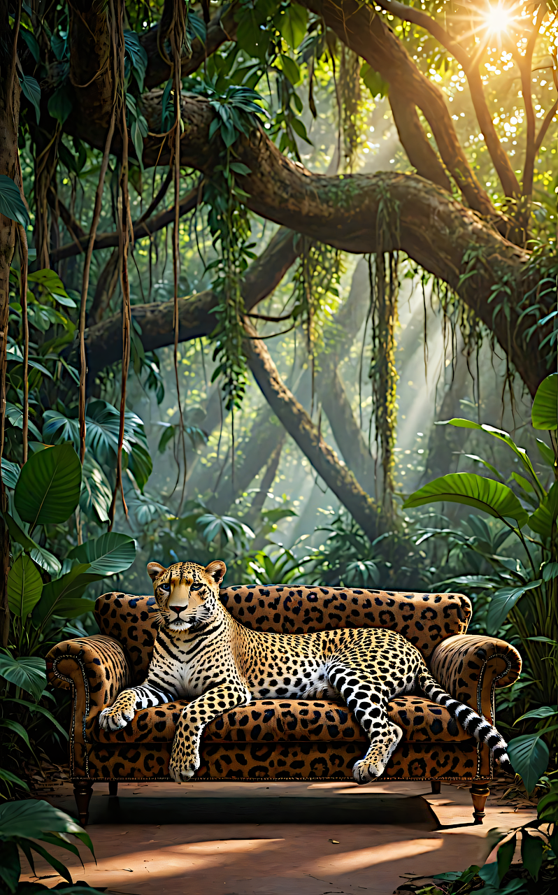 Download Ai Generated, Leopard, Animal. Royalty-Free Stock Illustration ...
