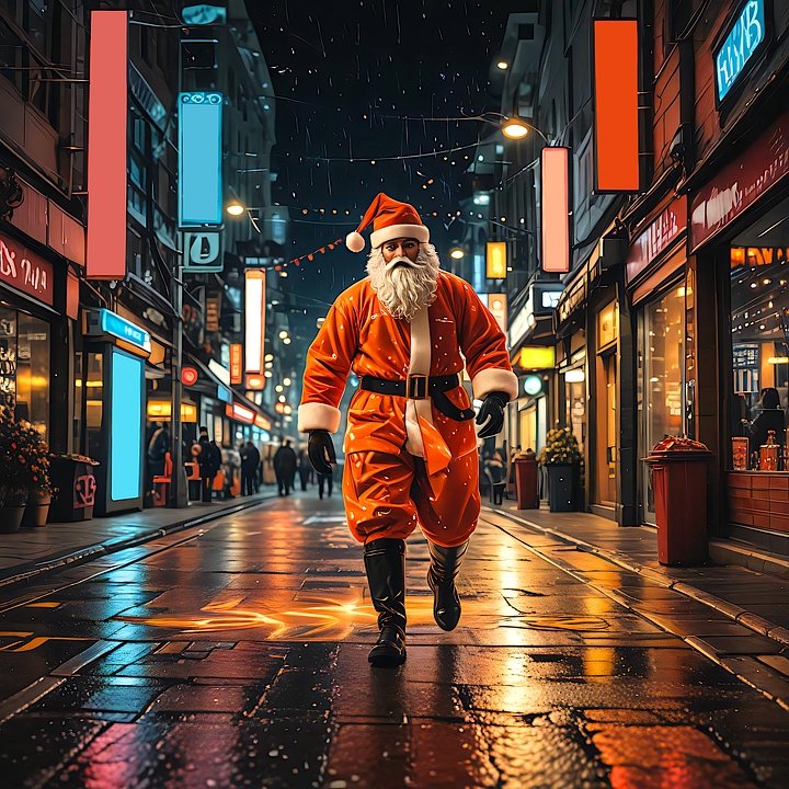 Download Ai Generated, Santa Claus, Christmas. Royalty-Free Stock ...