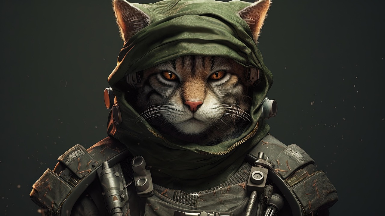 Download Ai Generated, Cat, Spy. Royalty-Free Stock Illustration Image ...