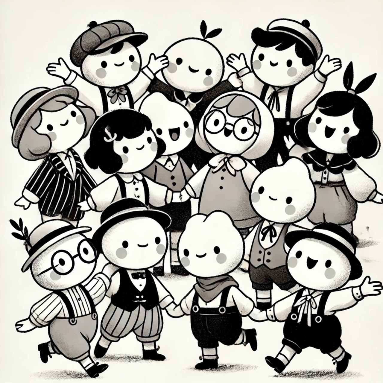 Download Ai Generated, Vintage, Human Characters. Royalty-Free Stock ...