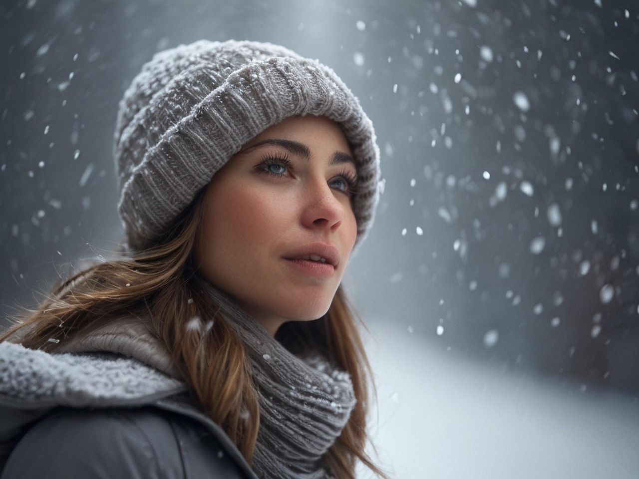 Download Woman, Winter, Snow. Royalty-Free Stock Illustration Image - Pixabay