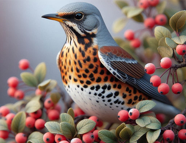 Grive Litorne Oiseau Aviaire - Image gratuite sur Pixabay