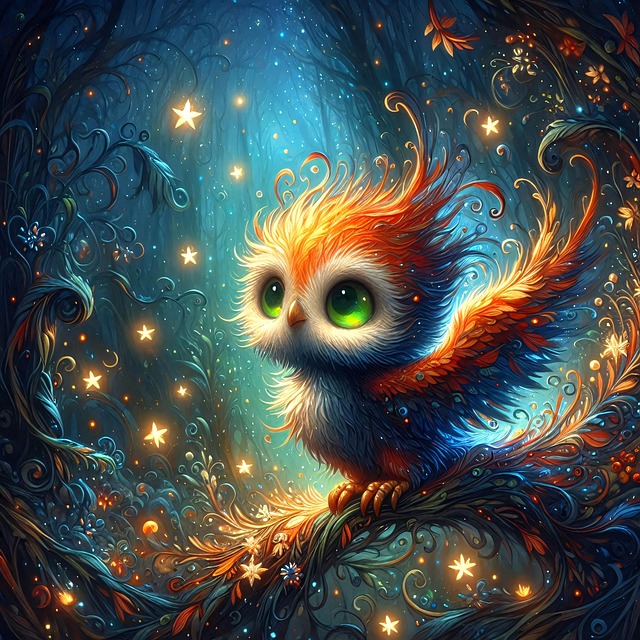 Download Firebird, Trees, Forest. Royalty-Free Stock Illustration Image ...