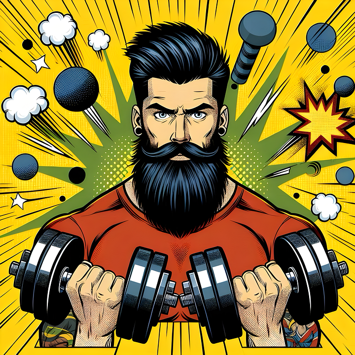 Download Man, Gym, Beard. Royalty-Free Stock Illustration Image - Pixabay