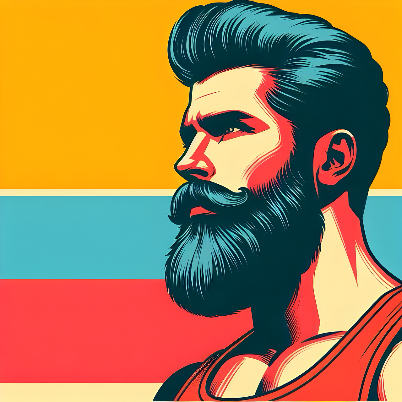 Download Man, Gym, Beard. Royalty-Free Stock Illustration Image - Pixabay