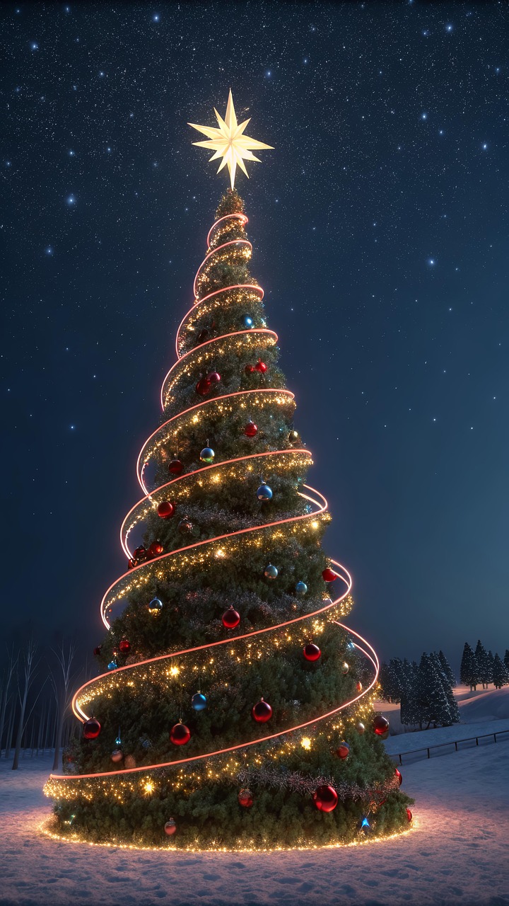 Download Ai Generated, Christmas Tree, Holiday Season. Royalty-Free ...