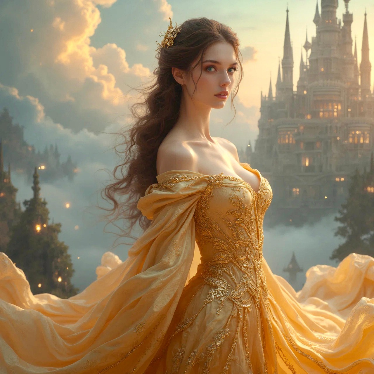 Download Beautiful, Lady, Nature. Royalty-Free Stock Illustration Image ...