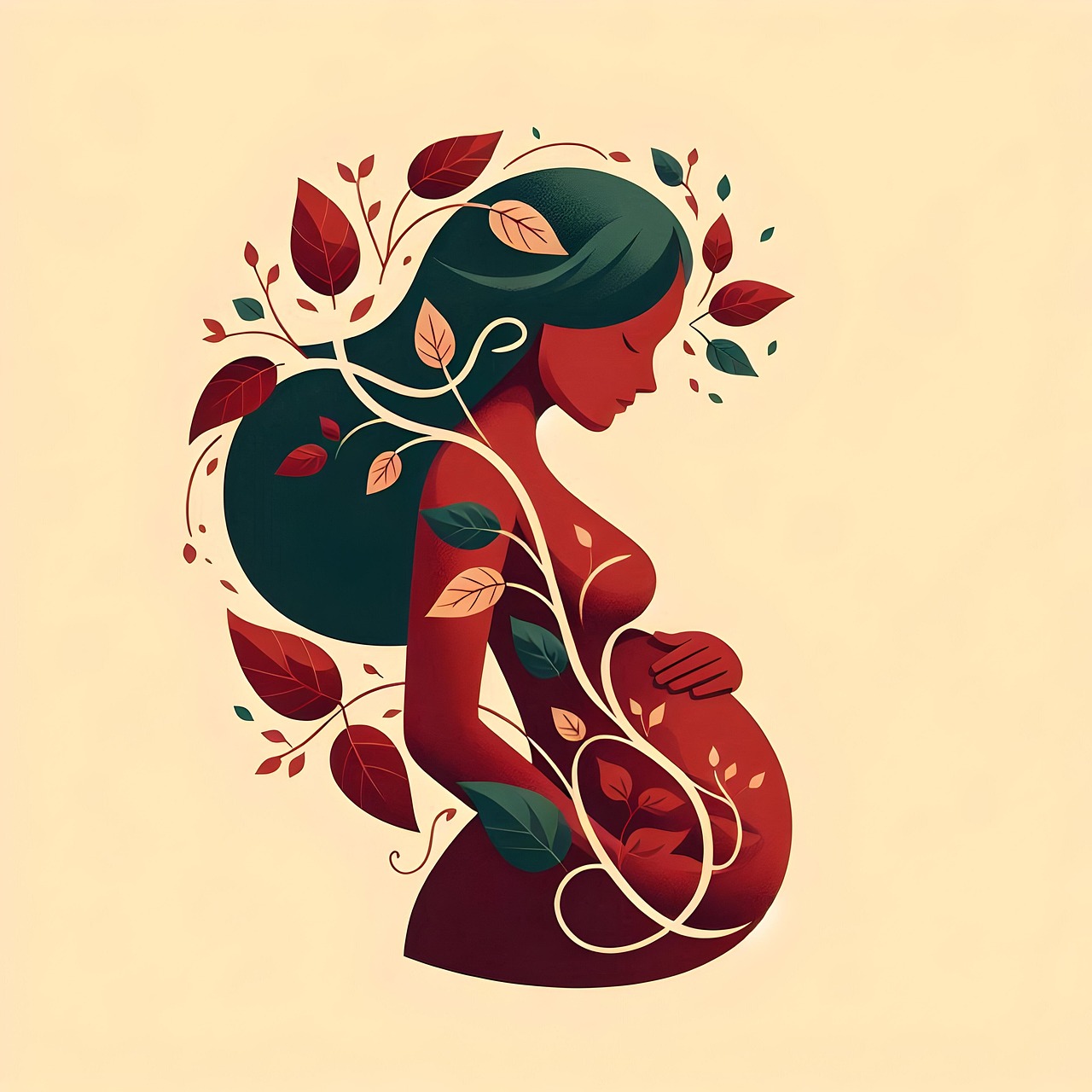 Download Pregnant, Pregnancy, Mom. Royalty-Free Stock Illustration ...