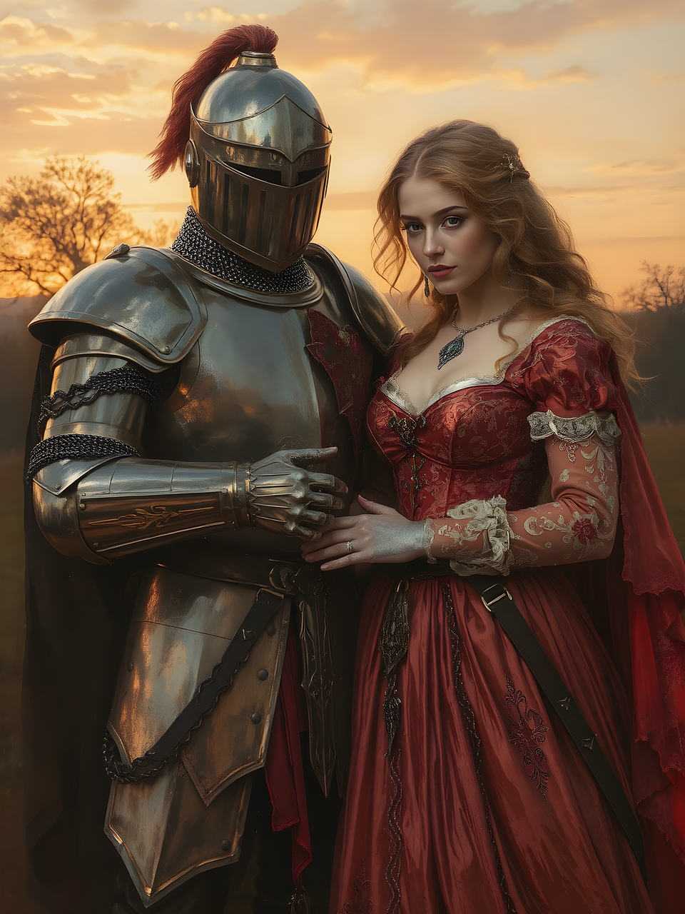 Download Victorian, Lady, Sunset. Royalty-Free Stock Illustration Image ...