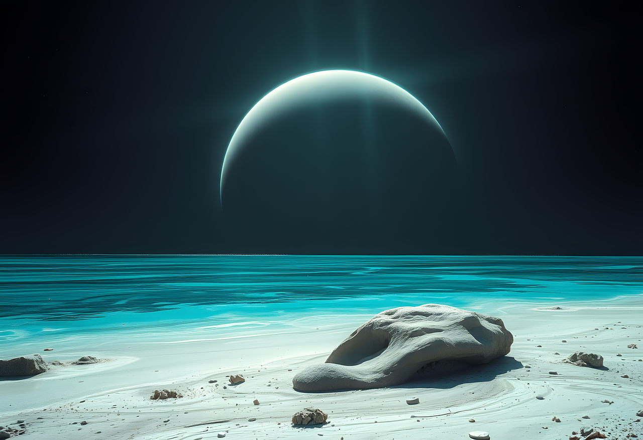 Download Ai Generated, Beach, Planet. Royalty-Free Stock Illustration ...