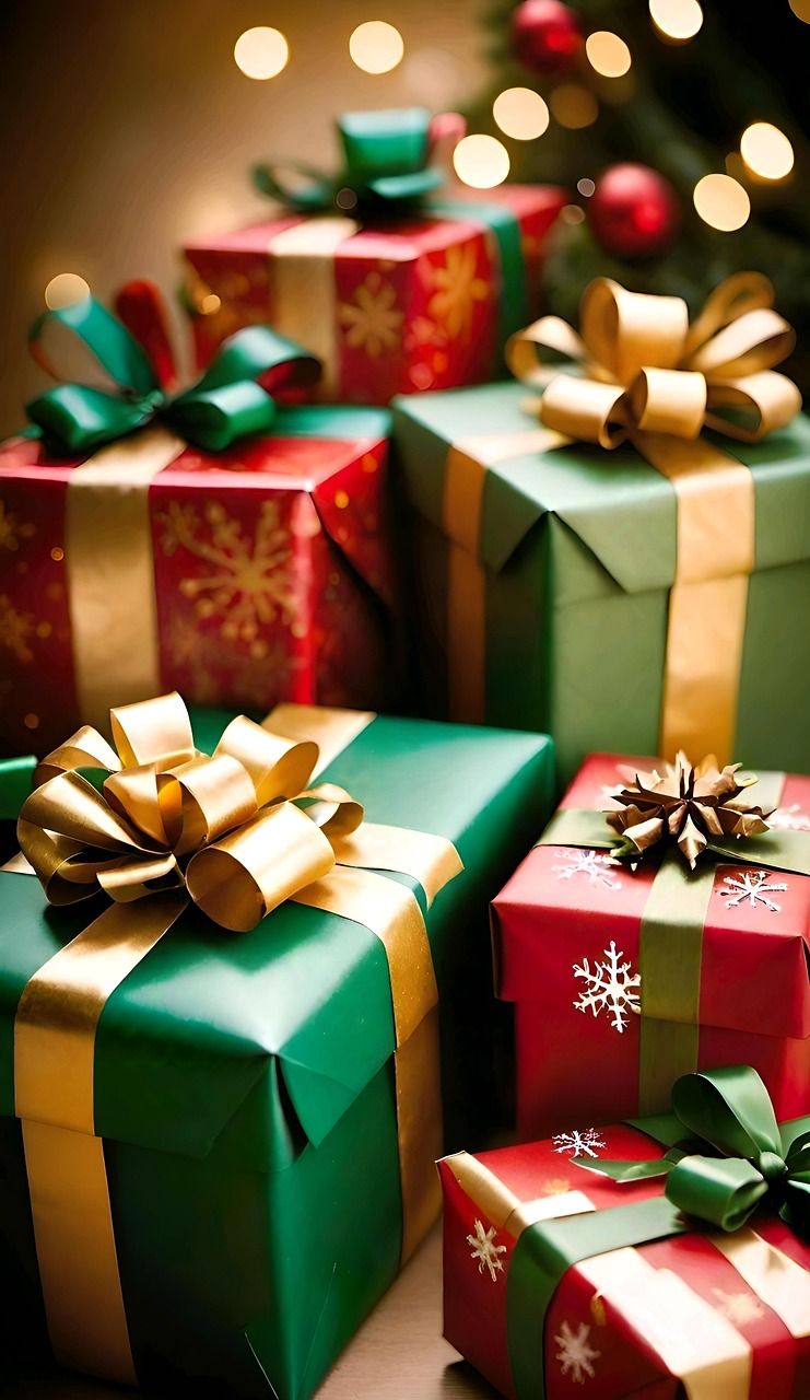 Download Ai Generated, Christmas, Gifts. Royalty-Free Stock ...