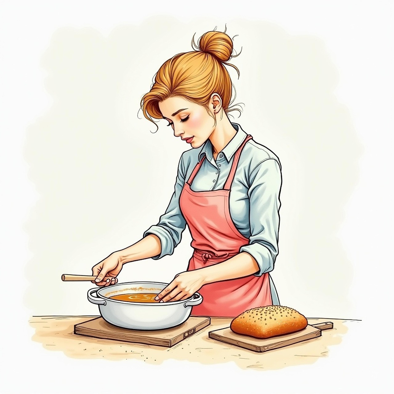 Download Ai Generated, Woman, Bake. Royalty-Free Stock Illustration ...