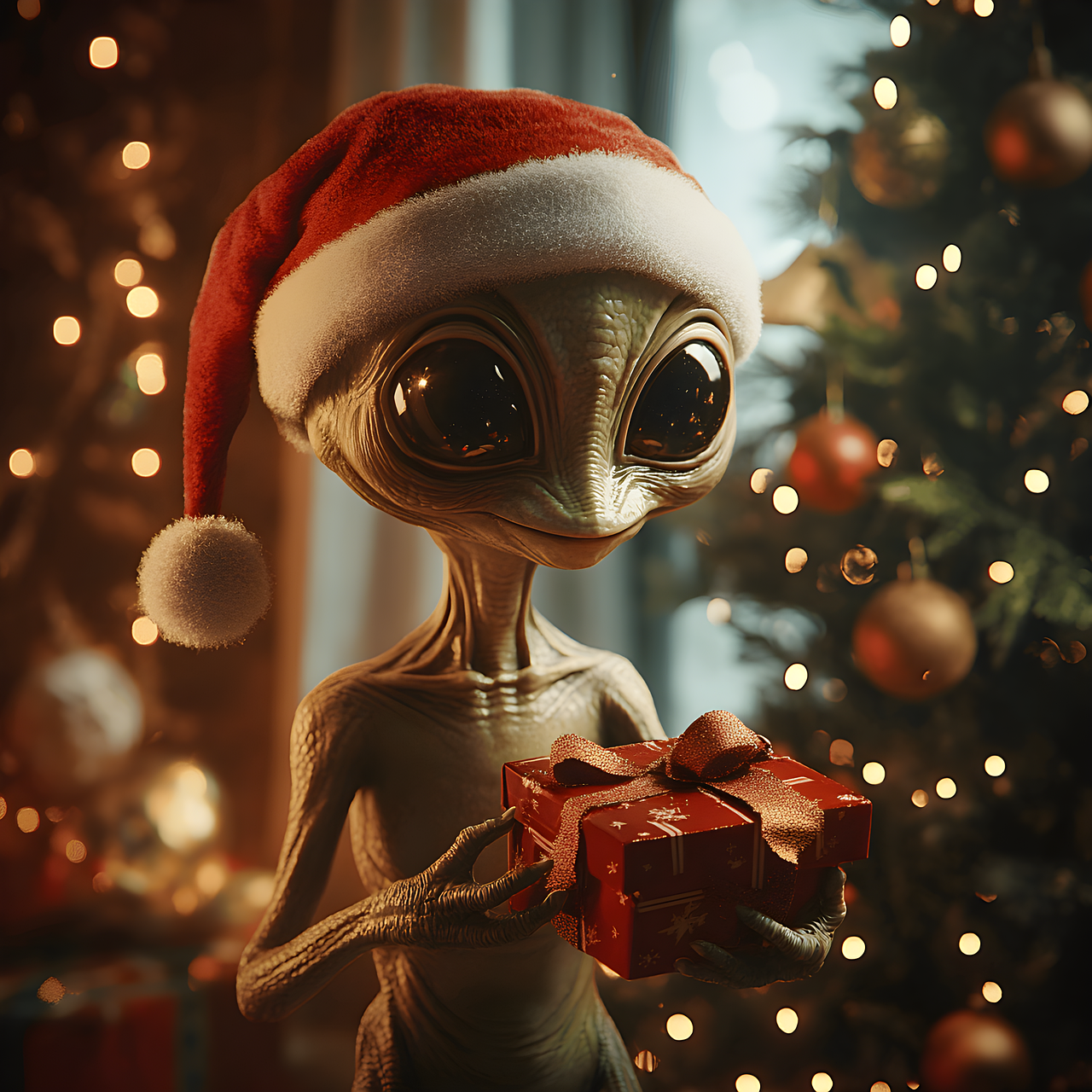 Download Ai Generated, Christmas, Alien. Royalty-Free Stock ...