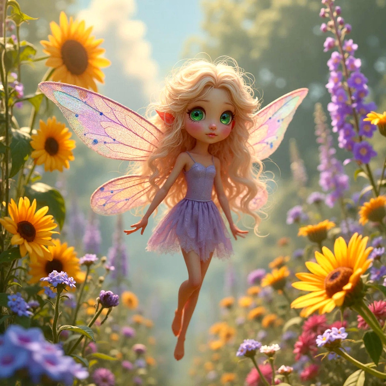 Download Ai Generated Pixie Flowers Royalty Free Stock Illustration Image Pixabay