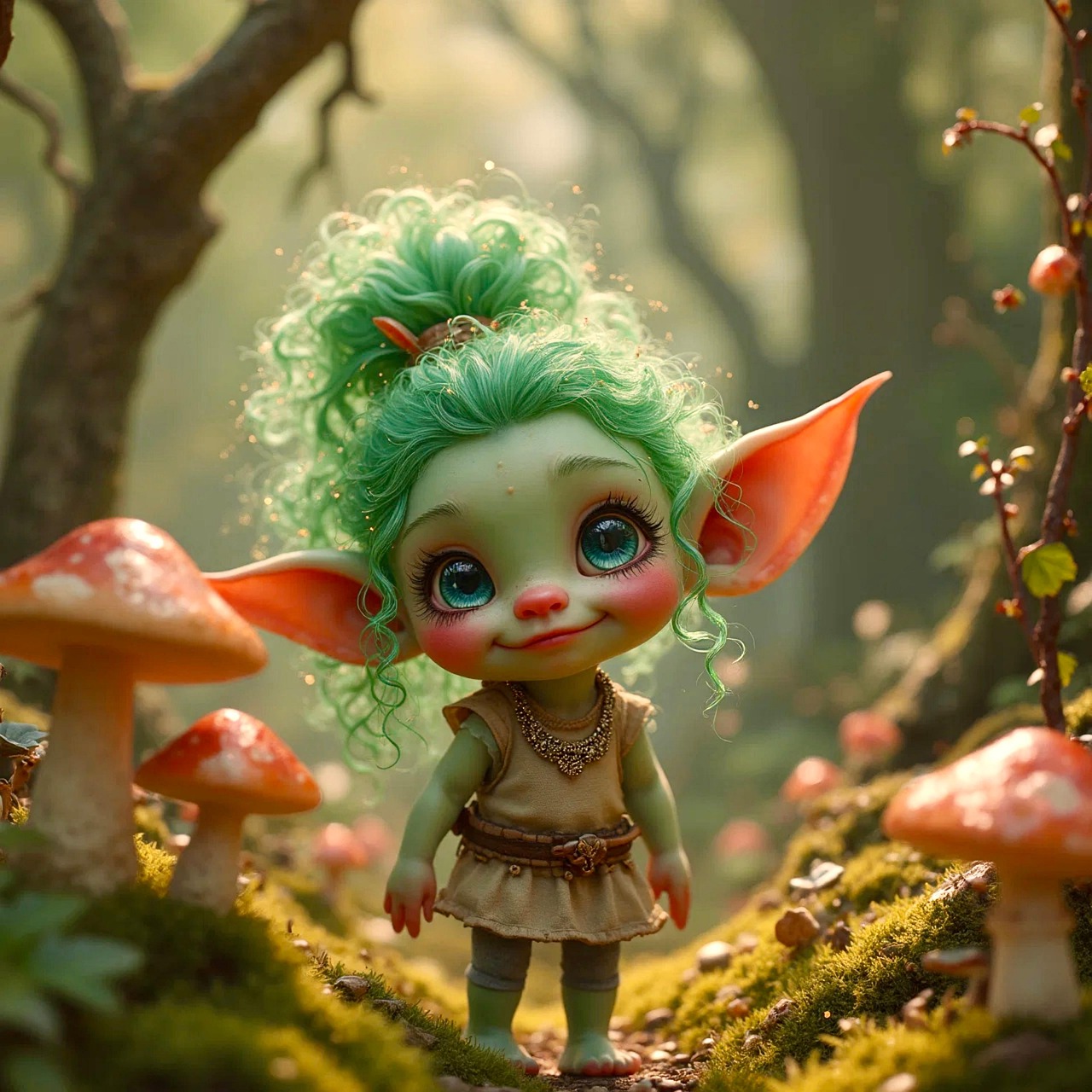 Download Ai Generated, Girl, Troll. Royalty-Free Stock Illustration ...