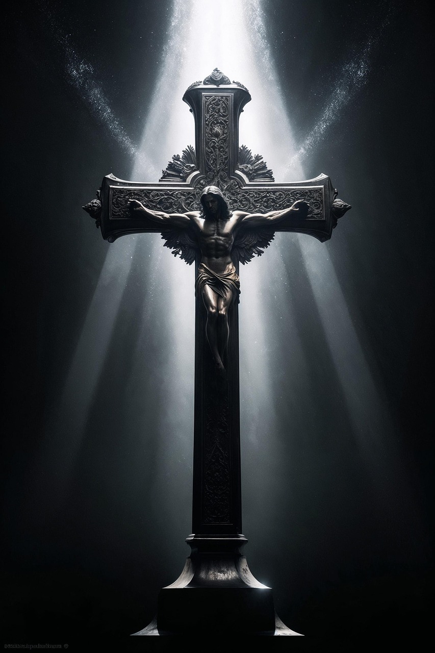 Download Ai Generated, Cross, Jesus. Royalty-Free Stock Illustration ...