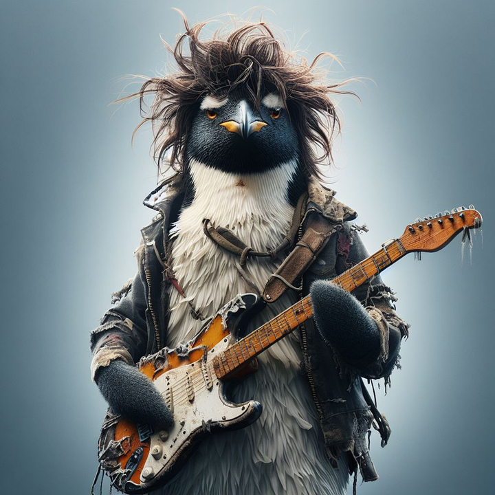 Download Penguin, Singer, Music. Royalty-Free Stock Illustration Image ...