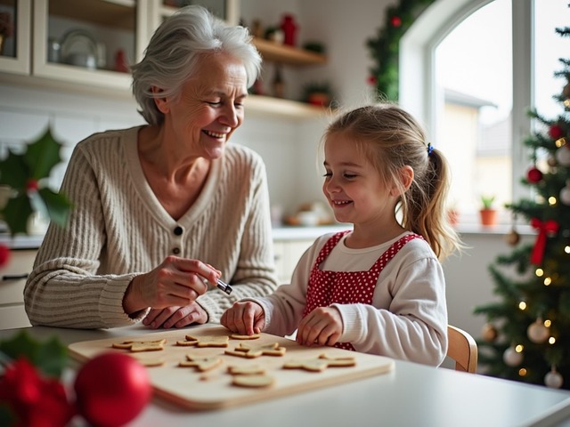 Download Grandmother, Child, Baking. Royalty-Free Stock Illustration ...