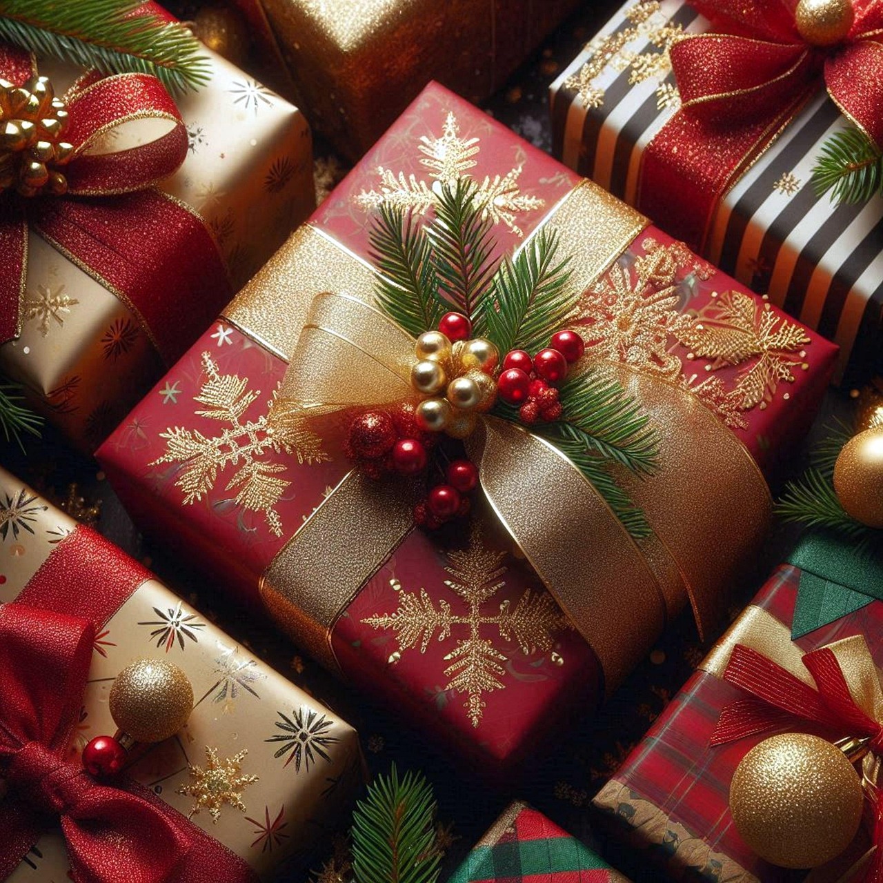 Download Gifts, Holidays, Christmas. Royalty-Free Stock Illustration ...