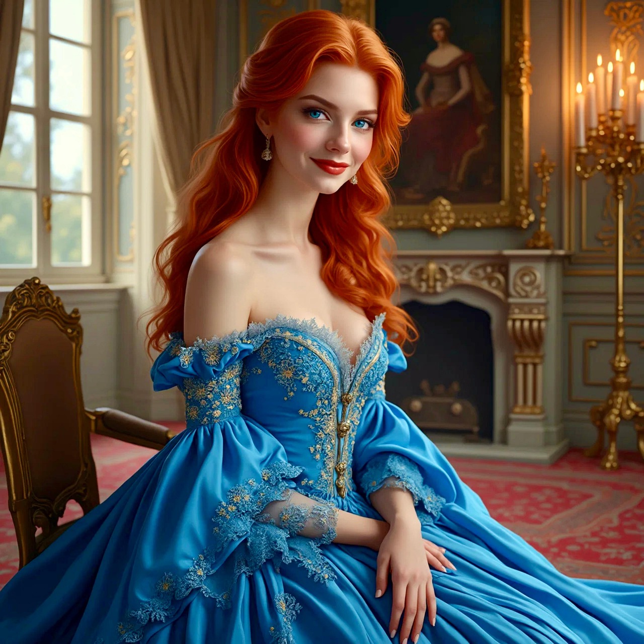 Download Ai Generated, Beautiful, Redhead. Royalty-Free Stock Illustration Image - Pixabay