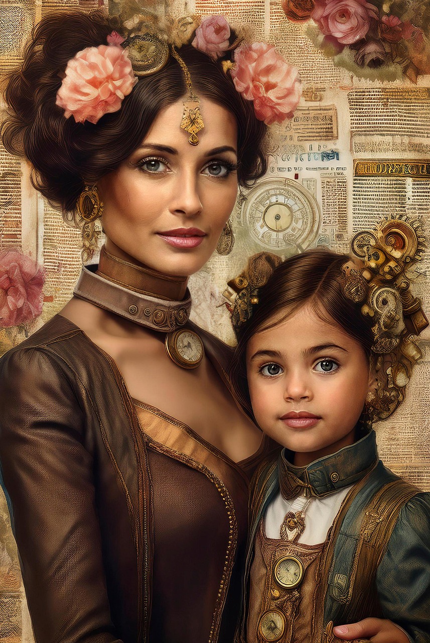 Download Ai Generated, Mother, Daughter. Royalty-Free Stock ...