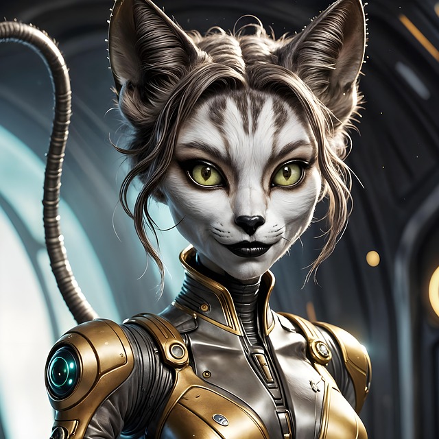 Catgirl Sci Fi Utenomjordisk Gratis Bilde På Pixabay