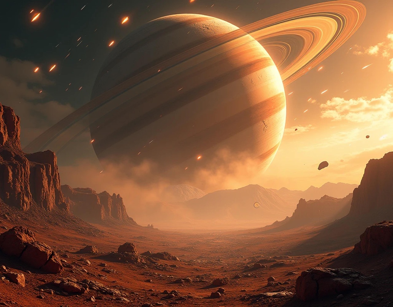 Download Ai Generated, Saturn, Planet. Royalty-Free Stock Illustration ...