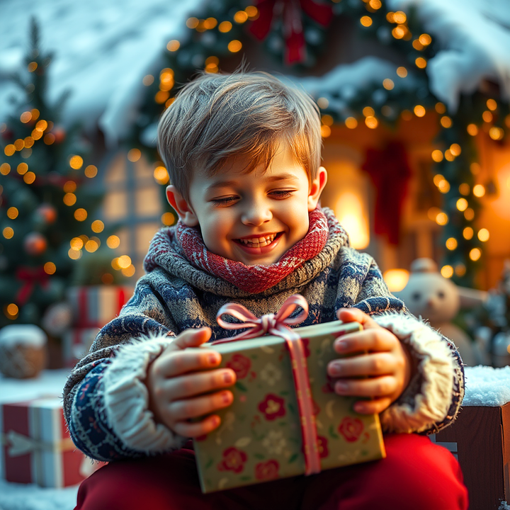 Download Ai Generated, Boy, Christmas. Royalty-Free Stock Illustration ...
