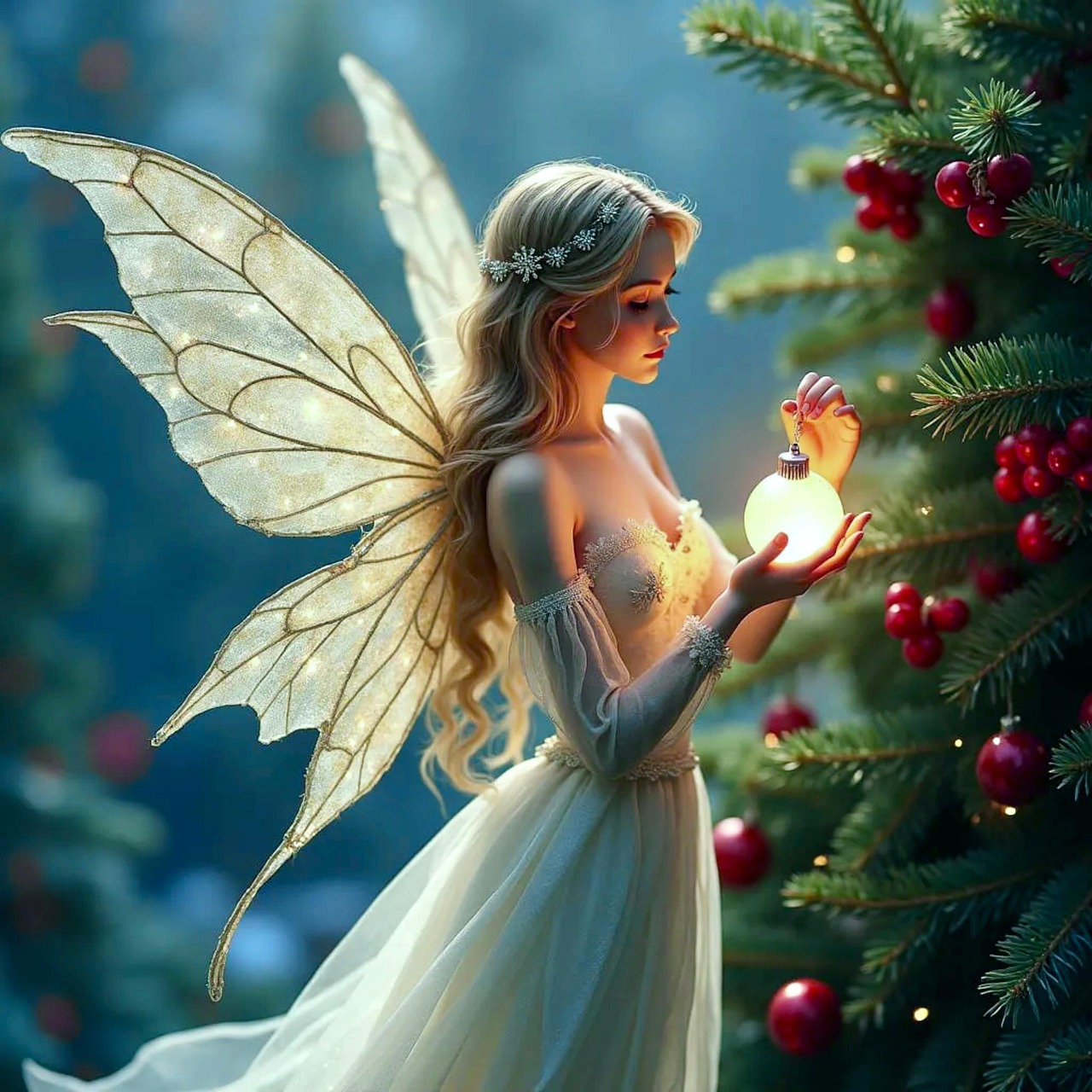 Download Beautiful, Christmas, Fairy. Royalty-Free Stock Illustration ...