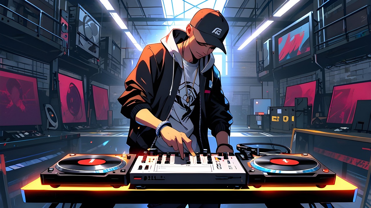 Download Ai Generated, Dj, Mixer. Royalty-Free Stock Illustration Image ...