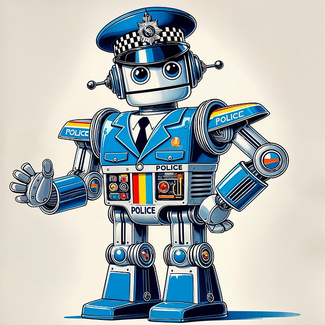 Download Ai Generated, Police, Robot. Royalty-Free Stock Illustration ...