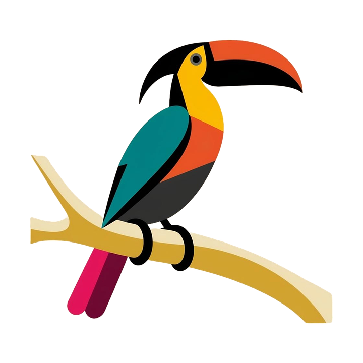 Download Toucan, Geometric Bird, Tropical Animal. Royalty-Free Stock ...