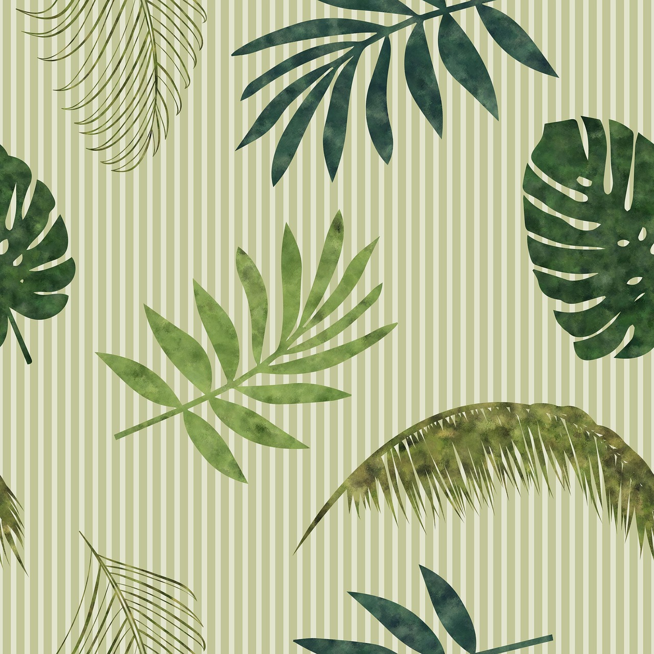 Download Tropical Leaves, Pattern, Design. Royalty-Free Stock ...