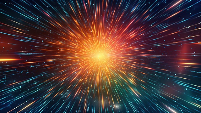 Download Cosmic, Burst, Light. Royalty-Free Stock Illustration Image ...