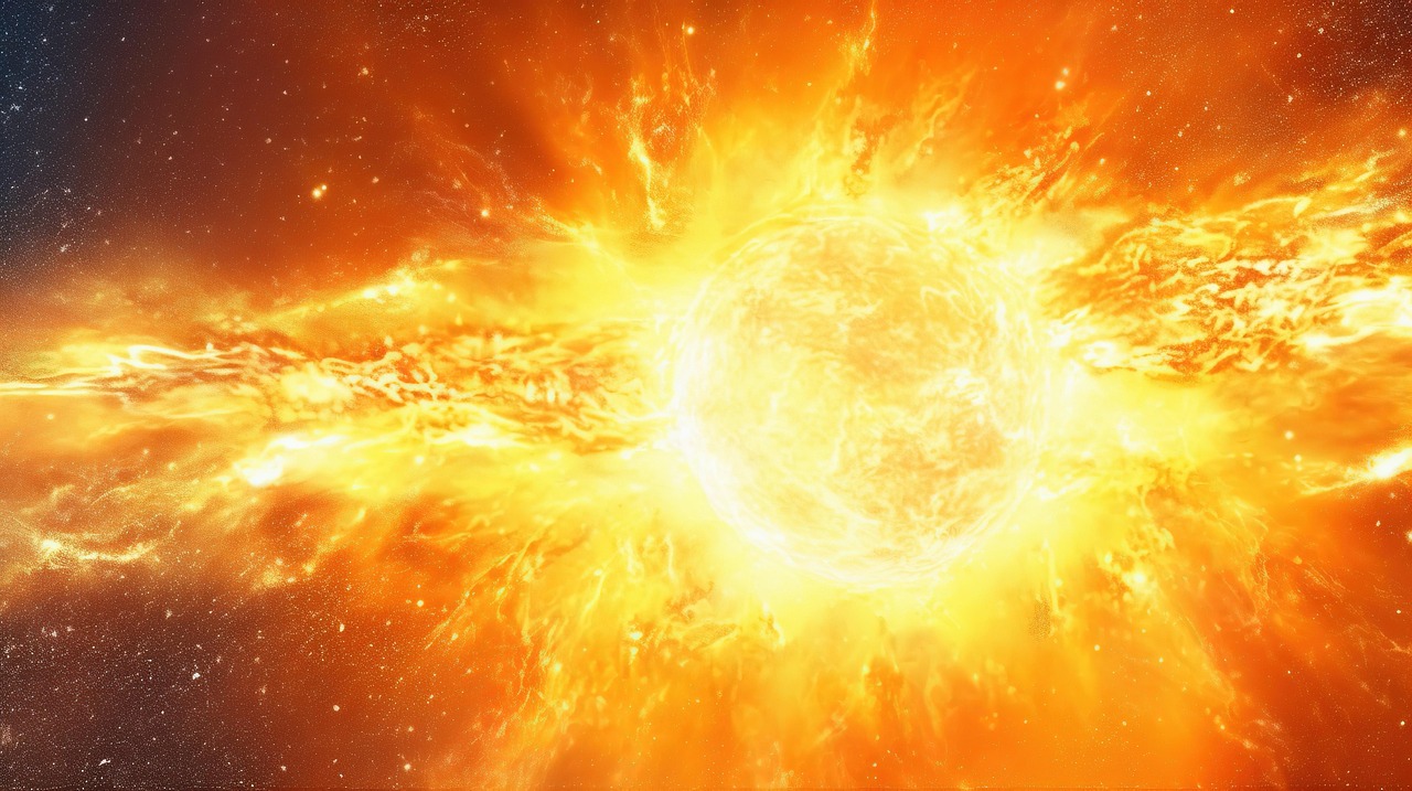 Download Sun, Outer Space, Solar System. Royalty-Free Stock ...