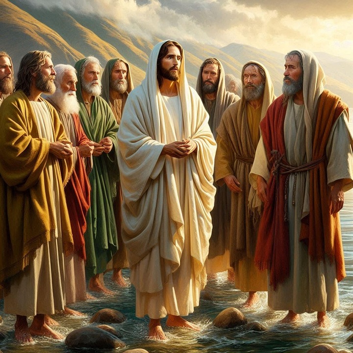 Download Jesus, Apostles, Disciples. Royalty-Free Stock Illustration ...