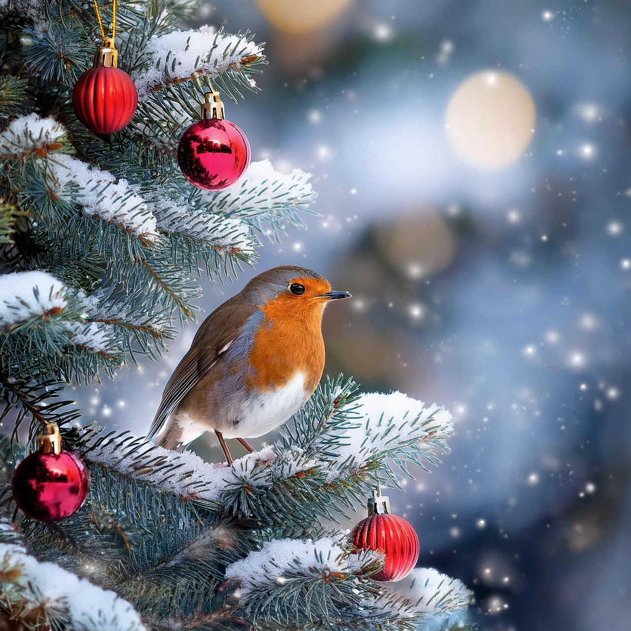 Download Ai Generated, Bird, Robin. Royalty-Free Stock Illustration ...